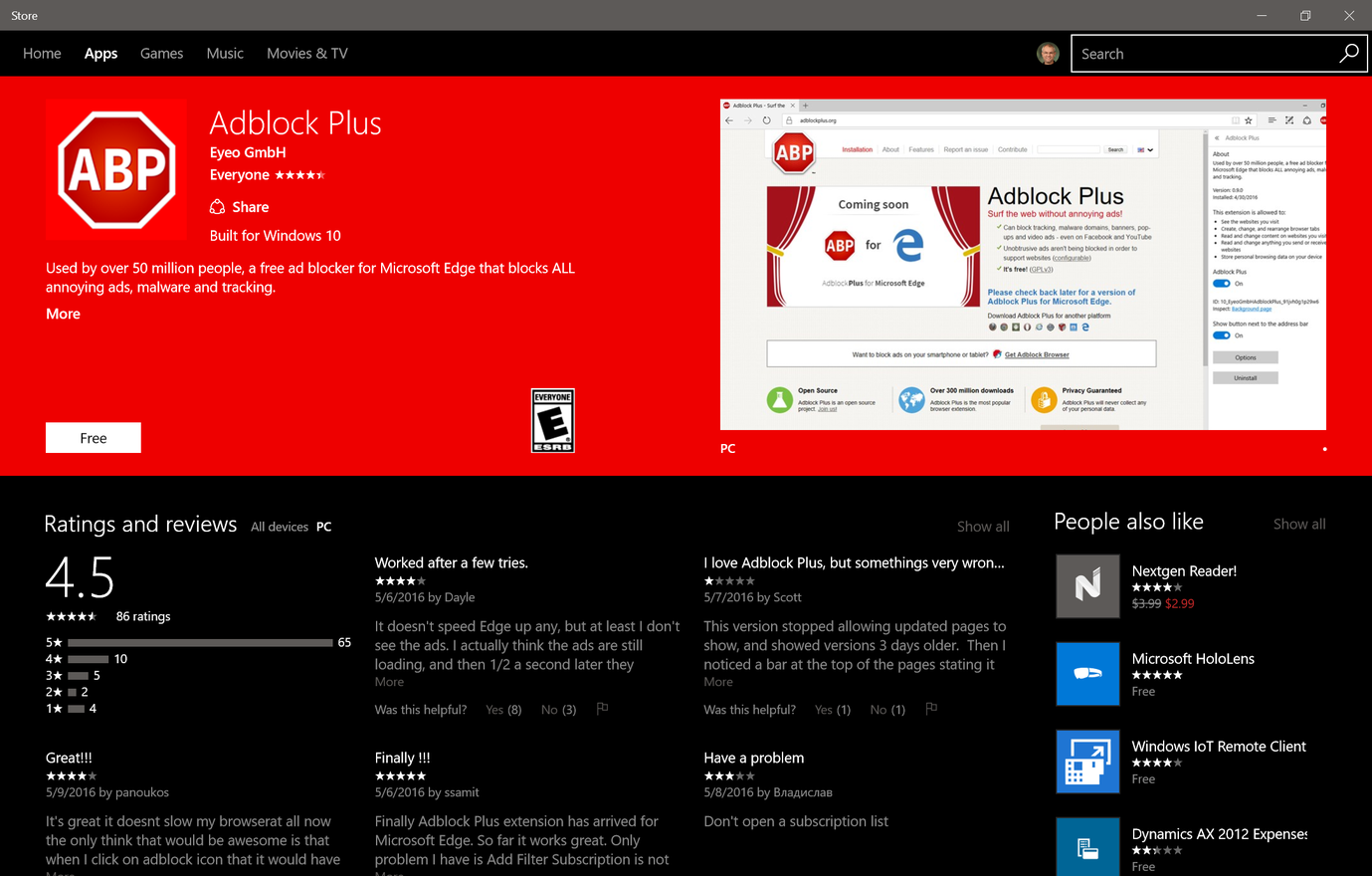 Microsoft Edge Now Has Ad Blocking and Extensions in the Store