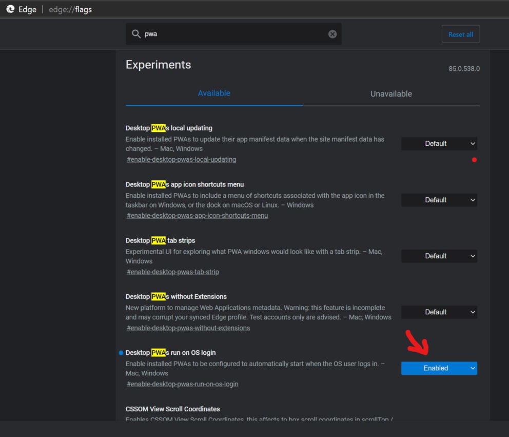 How to Open a Progressive Web App on Startup