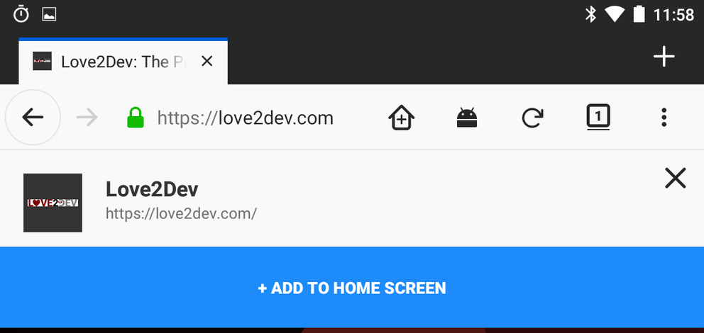 The PWA Add to Homescreen Library